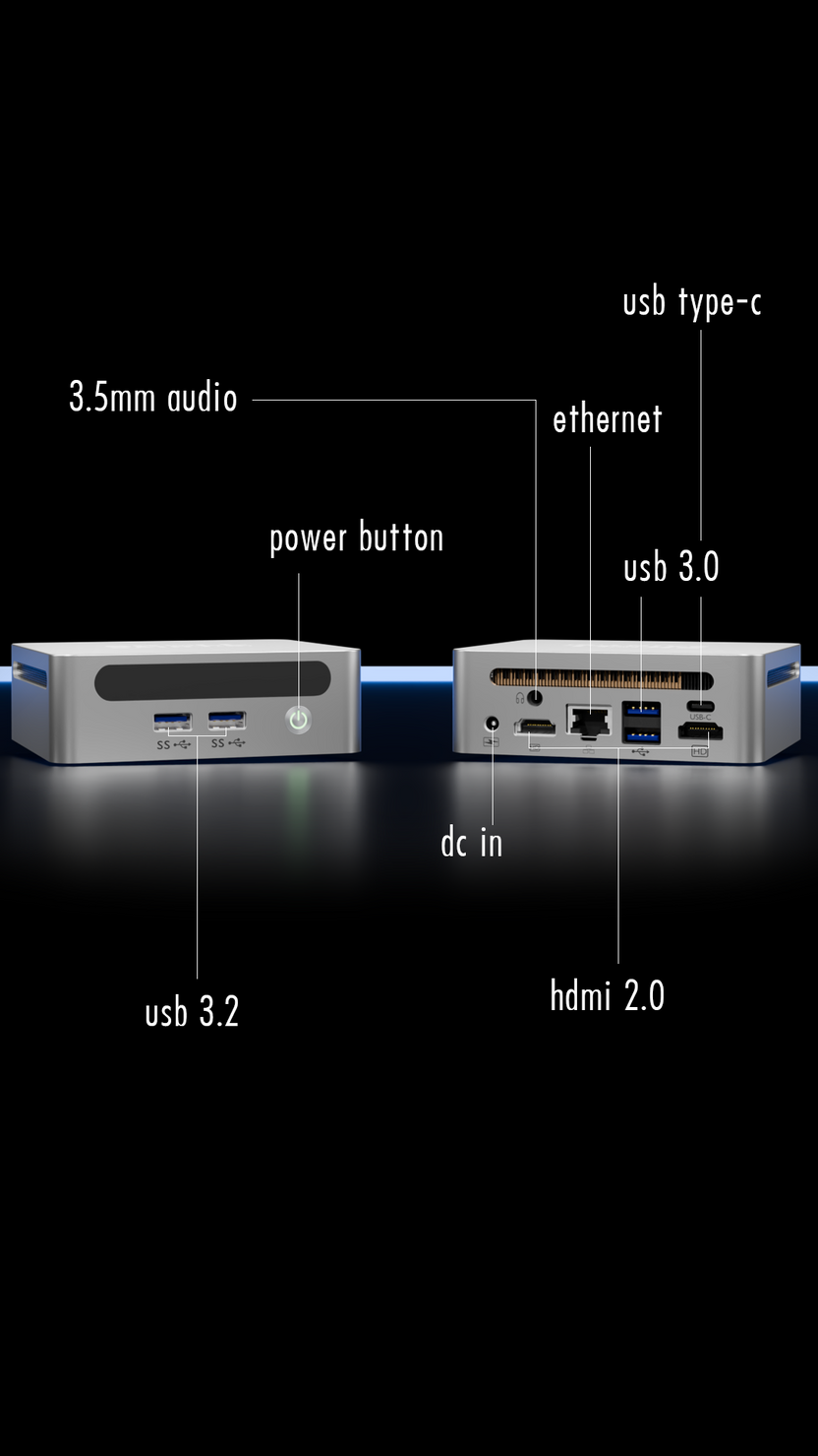 CoreX by SkullSaints: Powered by Ryzen 5 4500U Wi-Fi 6E BT 5.3 Triple ...