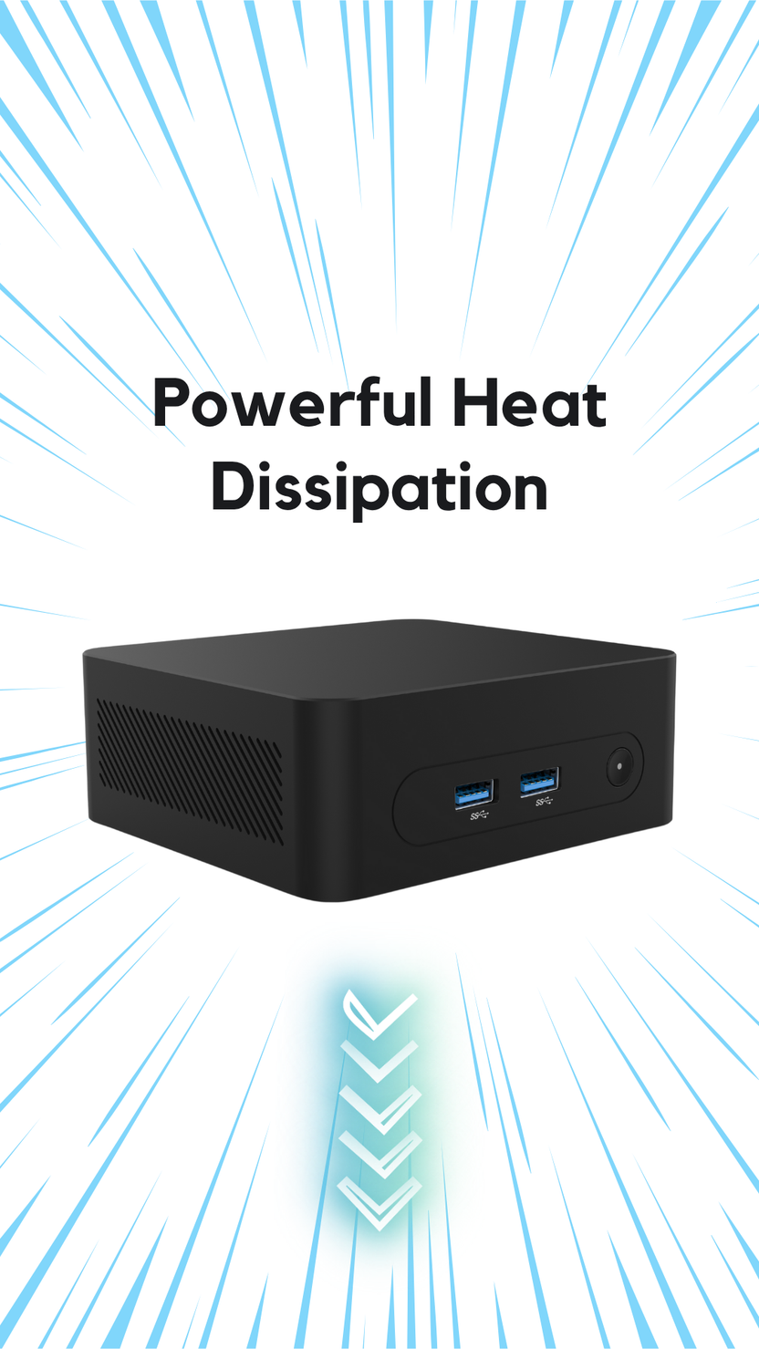 Pulse by SkullSaints Mini PC – Intel Celeron 5205U Dual M.2 SSD Slots 2 ...