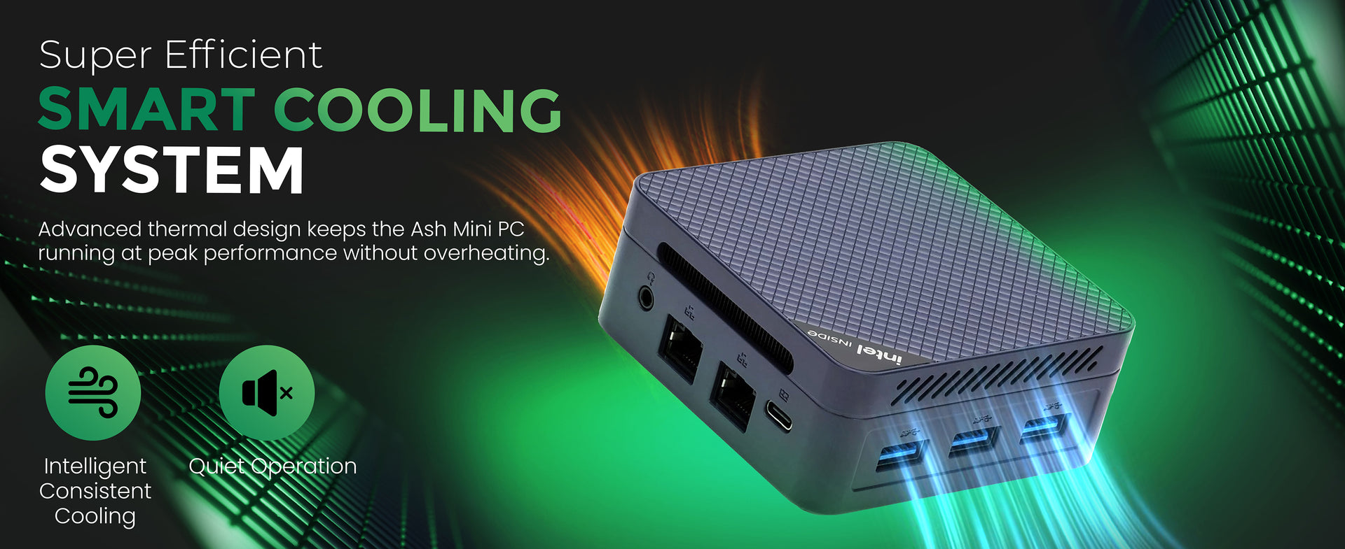 Ash by Skullsaints Mini PC – Intel Twin Lake N150 16GB LPDDR5 Triple ...