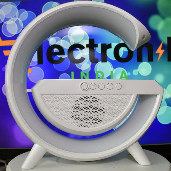 RGB Wireless Charger: RGB Night Light Alarm Clock Speaker and Desk Lamp ...