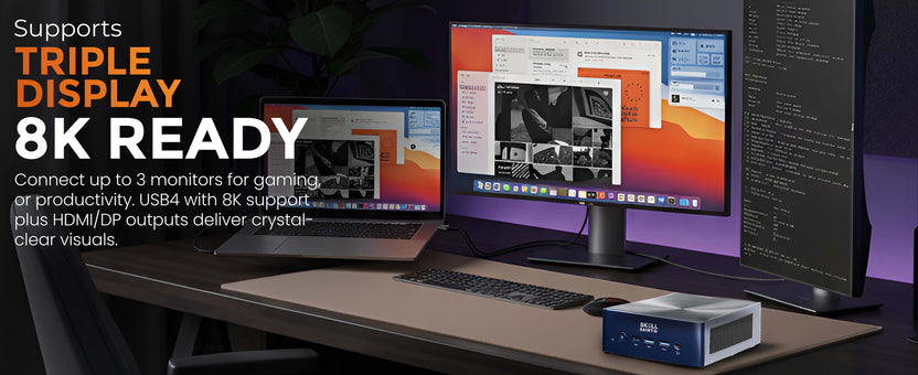 Fury by SkullSaints: Compact Mini PC with AMD Ryzen 7840HS Radeon 780M ...