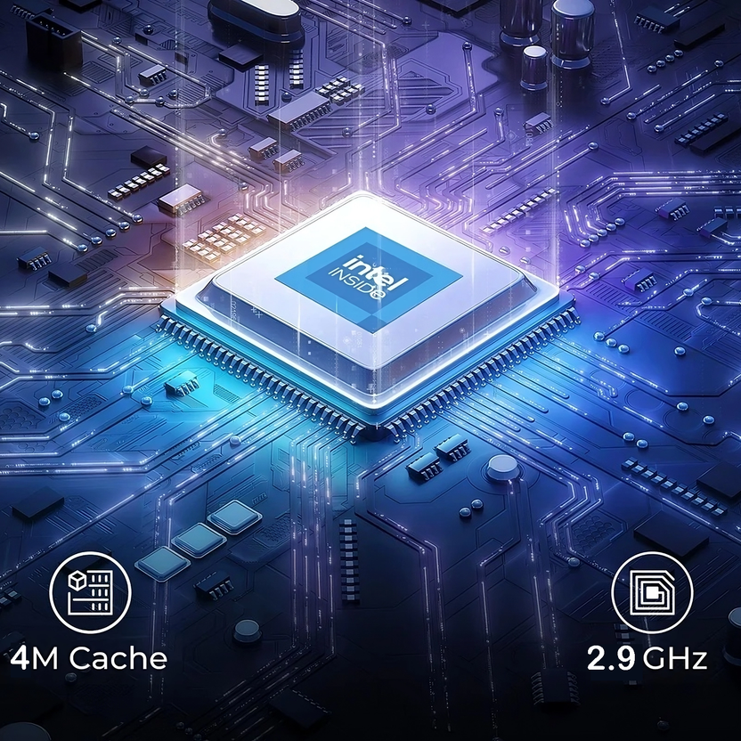 Rudra by SkullSaints Intel 11th Gen Processor HDMI 4K@60Hz 3 Screen ...