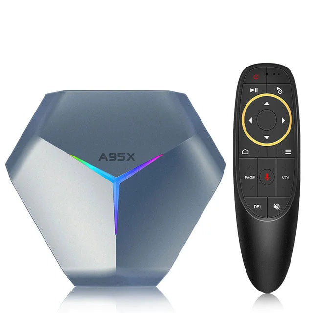 E-India A95X F4 Amlogic S905X4 Smart Android 11 TV Box 4K HD YouTube ...