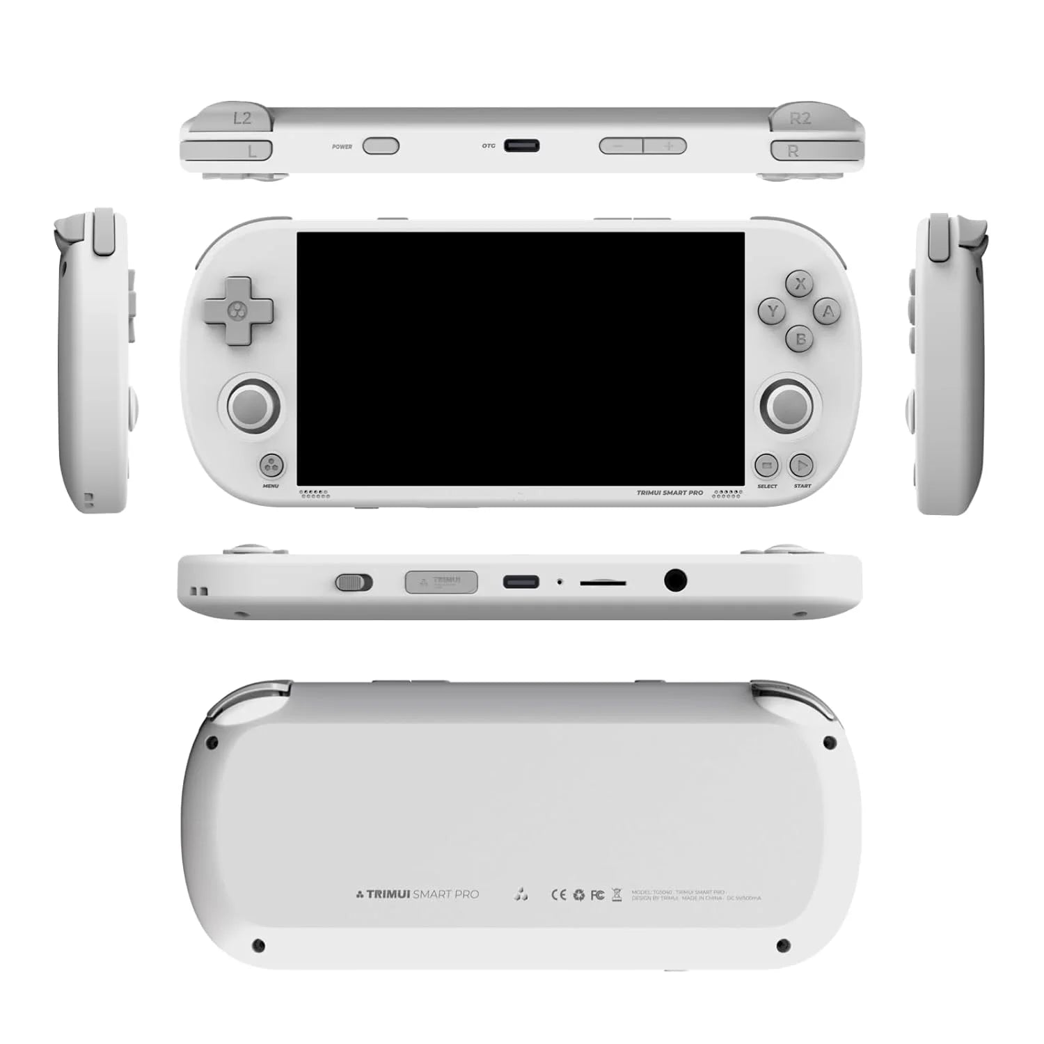 Trimui Smart Pro Handheld Game Console - 4.96'' IPS Screen Linux System ...